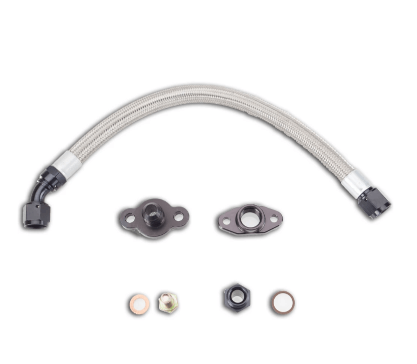 Turbo oil drain kit for PTE turbos with Garrett and T3/T4 frames ...